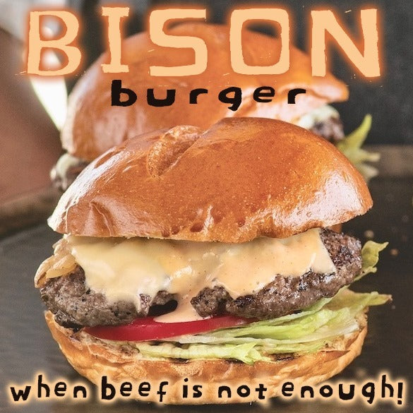 Bison Burgers 2 x 8oz – SK&Sons SKB