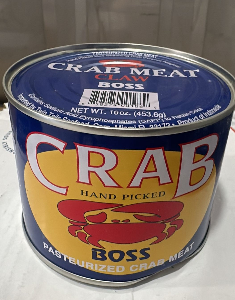 Crab meat (tinned) 16 oz Claw meat – SK&Sons SKB